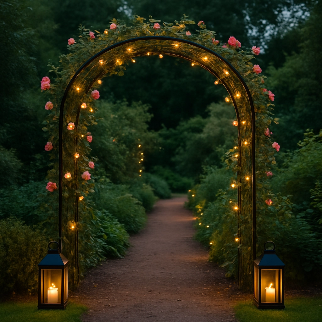 Comment décorer une arche de jardin : des idées simples et élégantes ...