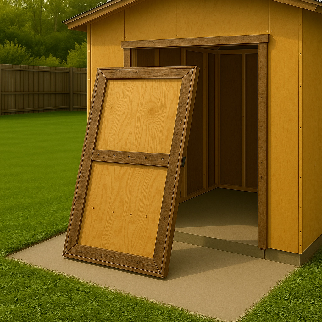Comment construire une porte de cabanon avec du contreplaqué : outils ...
